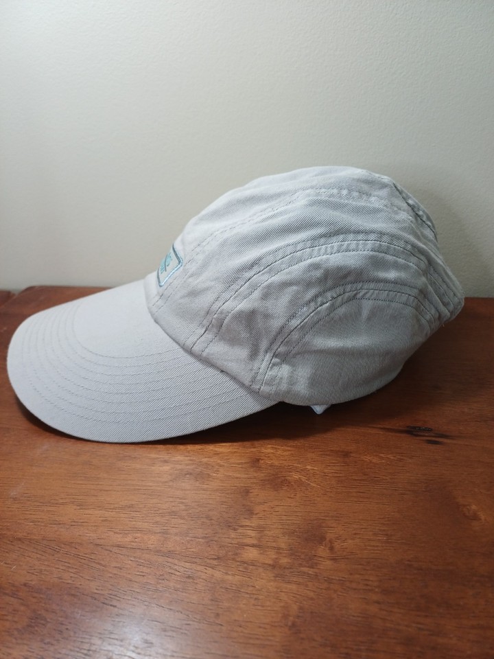 Simms Hat Mens Gray Cotton Snap Back Fish Cap Outdoor Hiking EUC | eBay