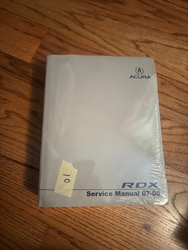 2007 2008 Acura RDX Shop Service Repair Manual still in plastic wrap ...