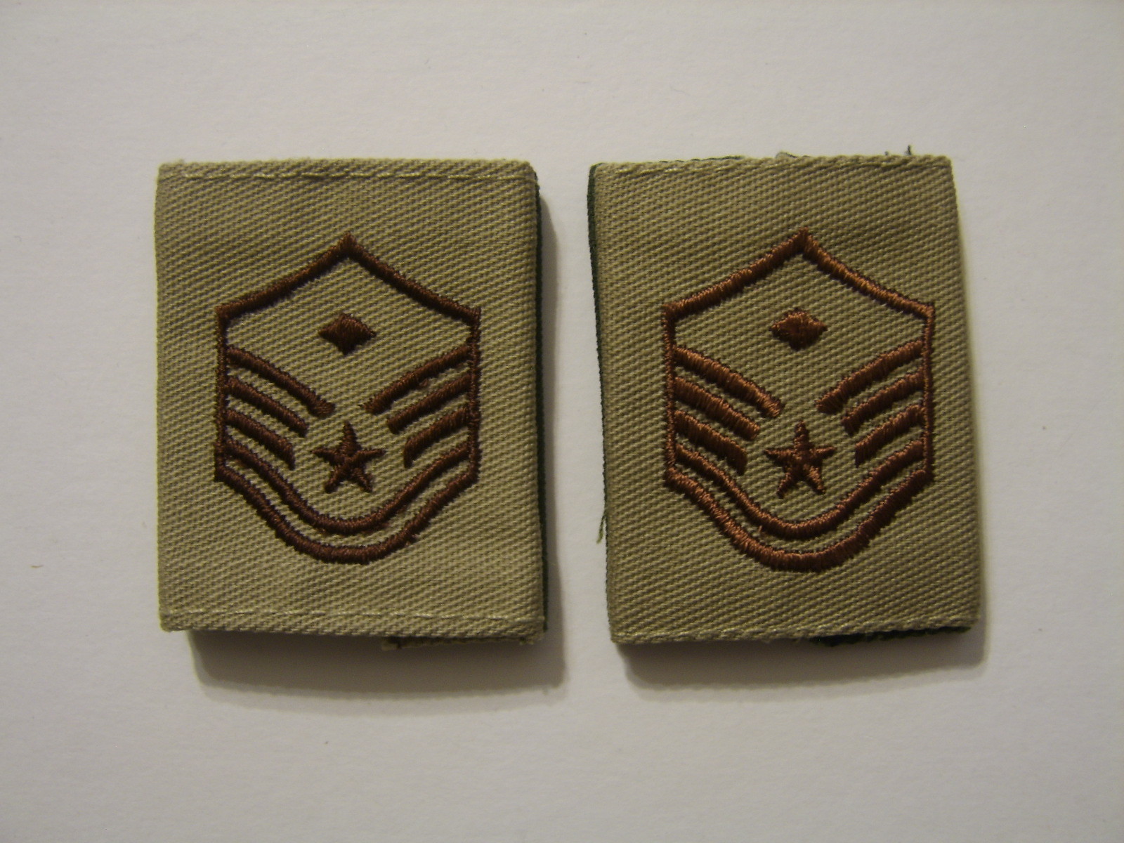USAF MASTER SERGEANT SHOULDER LOOP INSIGNIA WITH 1st SGT DEVICE NIP ...