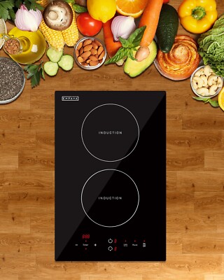 Electric Stove Induction Cooktop Vertical with 2 Burners | eBay