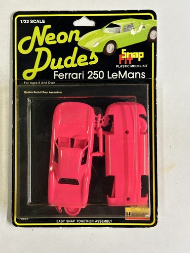 1990 SEALED 1:32 LINDBERG model car kit NEON DUDES FERRARI 250 GTO ...