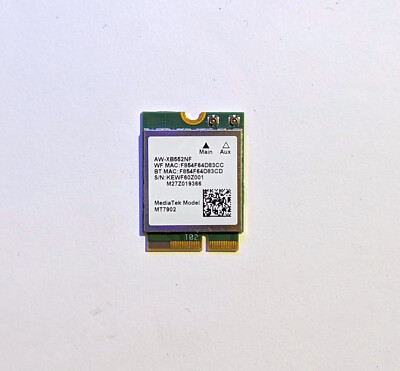 SCHEDA RETE MEDIATEK MT7902 AW-XB552NF WIFI 6E M.2 BT 5.2 802.11ax WPA3 ...