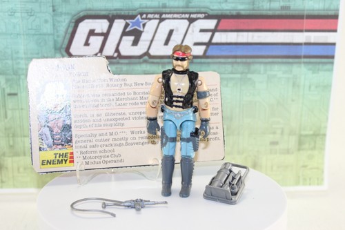 GI Joe 1985 Torch 100% Complete w Filecard Vtg Action Figure Hasbro ...