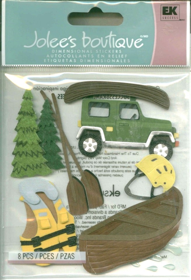 OUTDOORS Country Hiking Rock Climb Camp Fish Hunt Canoe Raft Stickers ...