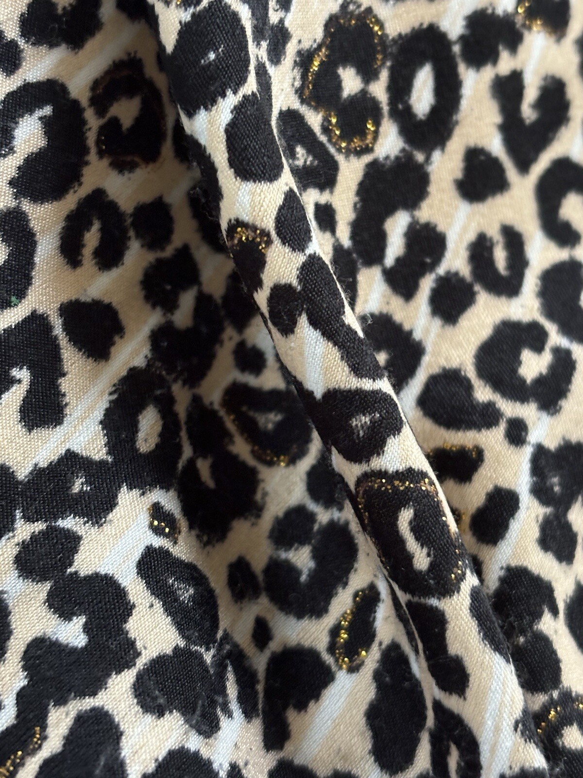 NINE WEST Women’s Sz SMaLL Animal LeoPaRD Print Tie Belt Hi Low Hemline ...