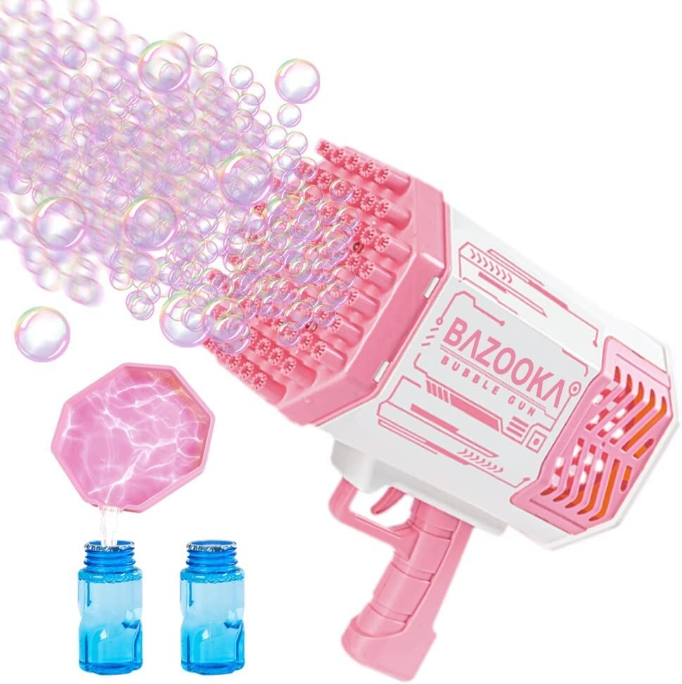 88Hole Magic Rocket Launcher BLUE Bubble Gun Bubble Bazooka Bubble ...