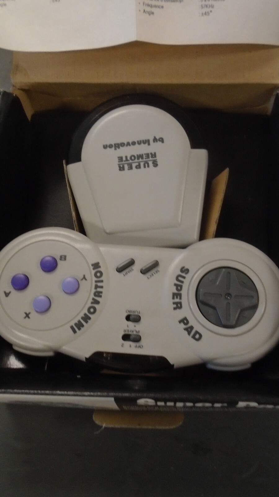 SNES Super Nintendo Infrared Remote Control Pad Controller Wireless ...