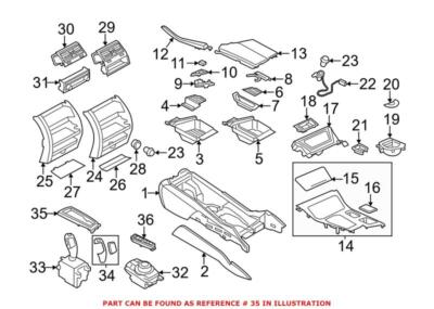 Genuine OEM Console Trim Panel For BMW 61319189064 | eBay