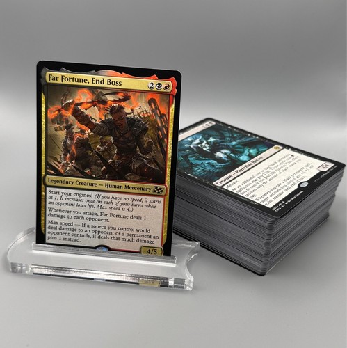 Far Fortune, End Boss - Damage Dealer Commander Deck - Black/Red - MTG ...