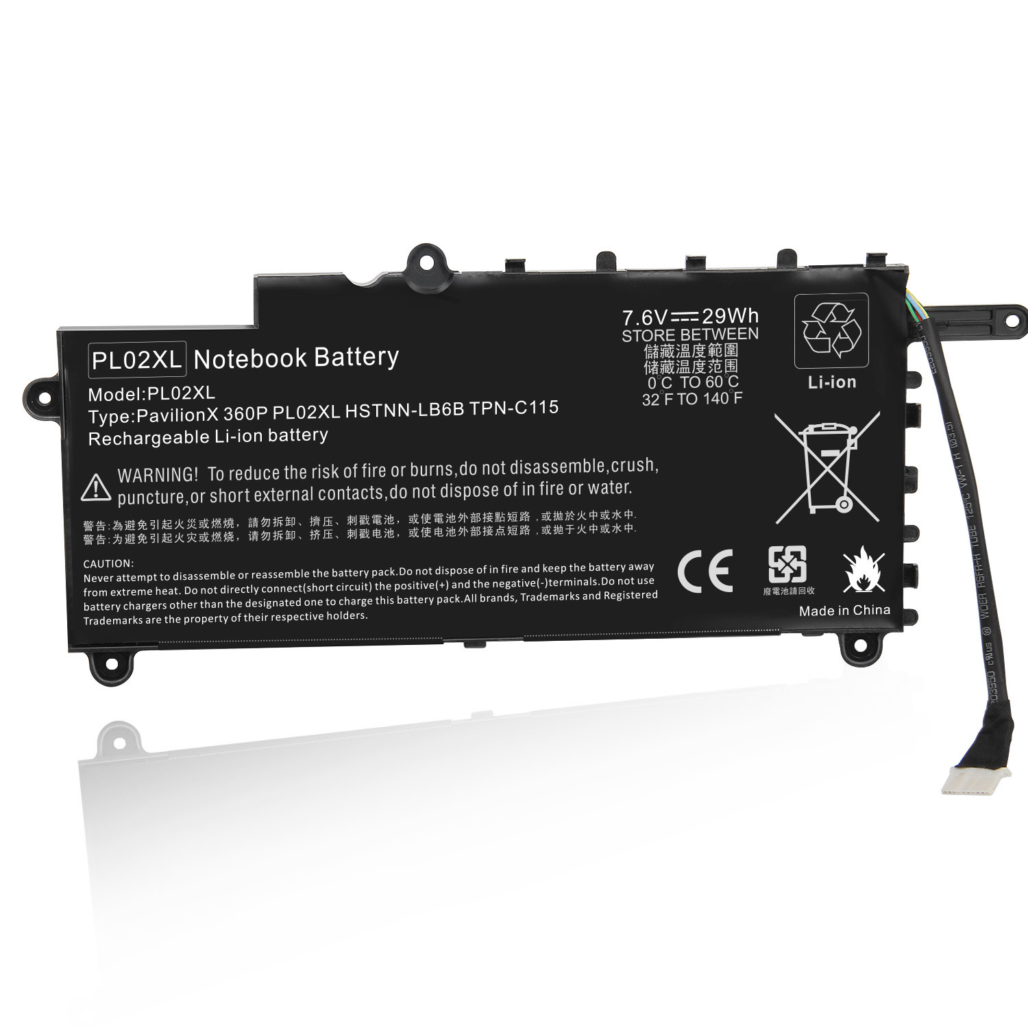 Battery For HP Pavilion 11-n026br 11-n010dx 11-n010la x360 Series ...