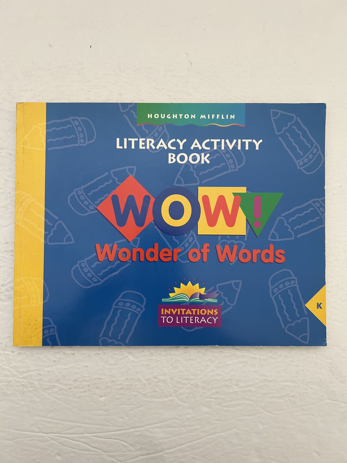 Wow! Wonder of Words Literacy Houghton Mifflin Activity Vintage Book | eBay