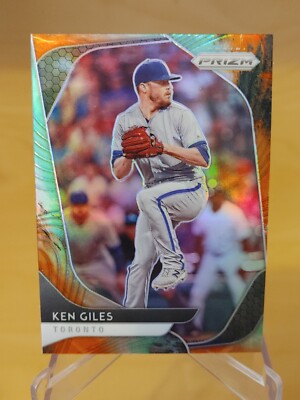 Ken Giles 2020 Panini Prizm Cosmic Wave Refractor #59 - Toronto Blue ...