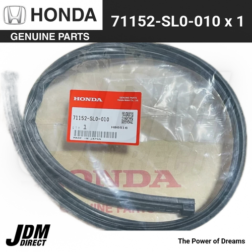 Honda ACURA GENUINE OEM NSX Front Bumper Plate Center Seal 71152-SL0 ...