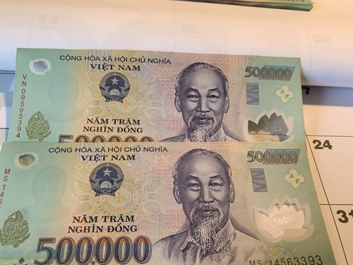 1,000,000 VIETNAM DONG (2x 500,000) BANK NOTE MILLION VIETNAMESE ...