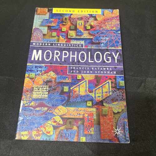 Morphology: Palgrave Modern Linguistics - Paperback By Katamba, Francis ...