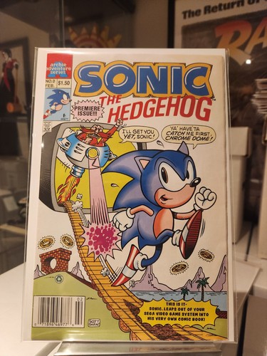 Sonic The Hedgehog #0 Comic Sonic RARE CANADIAN PRICE VARIANT Archie ...