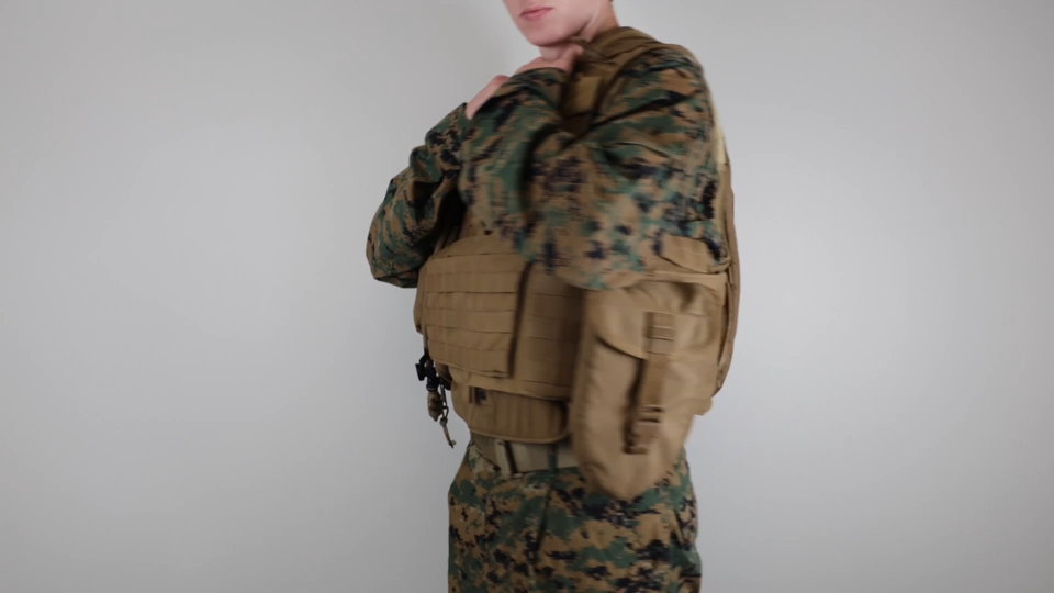 USMC Entrenching E Tool Pouch Coyote Marine Corps Gerber 2000 Trifold ...