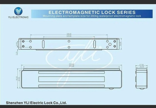 YLI YM-280W-S 280Kg/600lbs IP68 Waterproof Single Door Electric ...