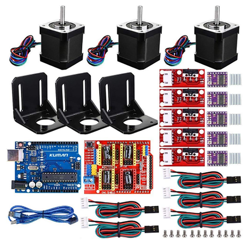 CNC Stepper Motor Kits,Nema17 Stepper Motor,A4988 UNO R3,CNC Shield,3D Printer | eBay