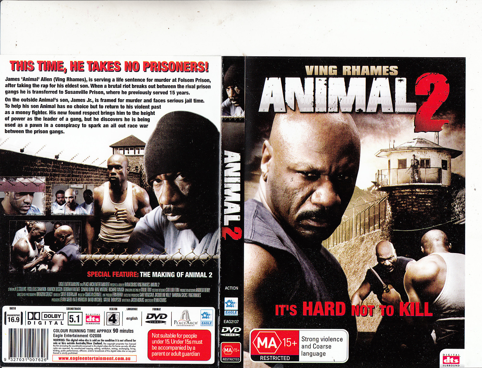 Animal 2-Ving Rhames-2008-Movie-DVD | eBay