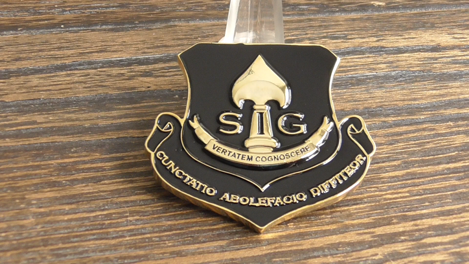 Covert Operations Strategic Interdiction Group CIA SIG Challenge Coin ...