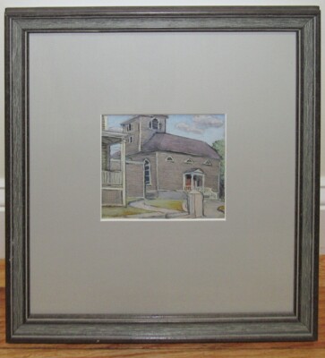 George Wingate Ptg of Historic Marblehead Church Listed Contemporary ...