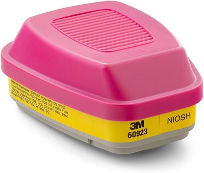 3M Organic Vapor/Acid Gas Cartridge/Filter 60923, 5 Pairs P100 ...