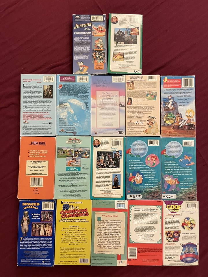 34 vhs movie video lot used (G) | eBay