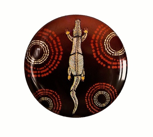 Indigegrip - "Croc" authentic indigenous Aboriginal art on a Golf ...
