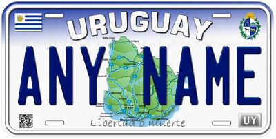 Uruguay Any Name Personalized Novelty Car License Plate | eBay