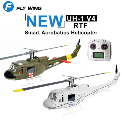 FlyWing UH-1 V4 RC Helicopters 10CH 3D GPS Altitude Hold Fixed Point ...