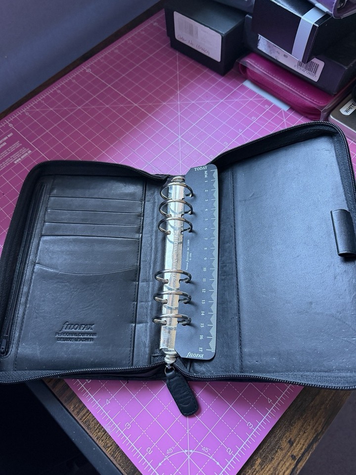 Filofax Durham Personal Black | eBay UK