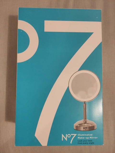 No7 Mirror Illuminated 5x Magnification Silver for sale online | eBay