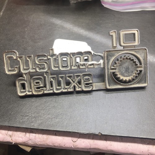 1973 Through 1980 Chevy Truck Custom Deluxe Emblem Original | eBay