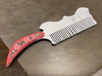 Unique Vintage Item Soviet Prison Art Aluminium Comb Hand Made USSR | eBay