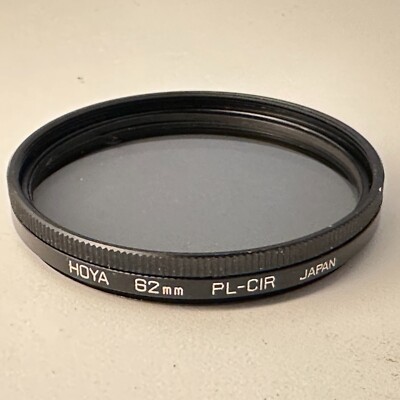 Hoya 62mm PL Polarizing Filter Japan 62 mm W/Case 24066620200| eBay