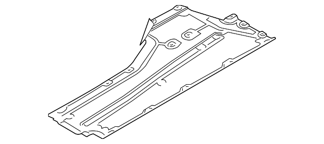 Genuine BMW OEM 51757340779 Underbody Panelling Side Left for sale ...