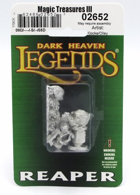 Reaper 02652 Magic Treasures III (DHL) Terrain Scrolls Book Brazier ...