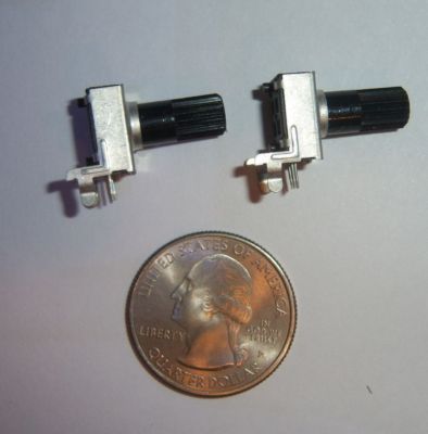 2x Linear Potentiometer Resistance: 10K OHM New PCB mount right angle ...