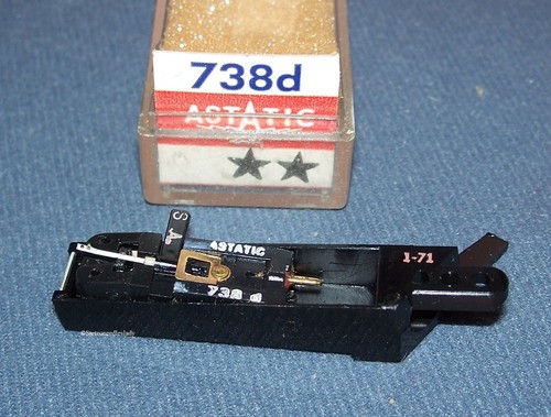 ASTATIC 738d PHONOGRAPH CARTRIDGE NEEDLE Garrard Euphonics U19-11 ...