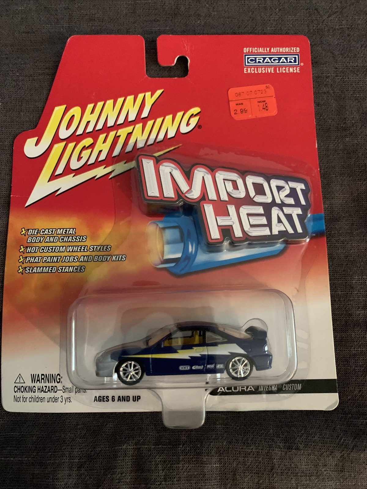 Johnny Lightning Acura Integra Custom Import Heat Detailed Car | eBay