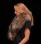 Saga Fur Natural Finn Raccoon Fur Massive Handmade Shoulder Wrap Boa ...