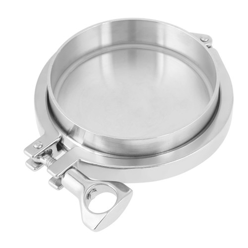 1 set Stainless Steel Sanitary Pipe Fittings 102mm 4" End Cap Weld ...