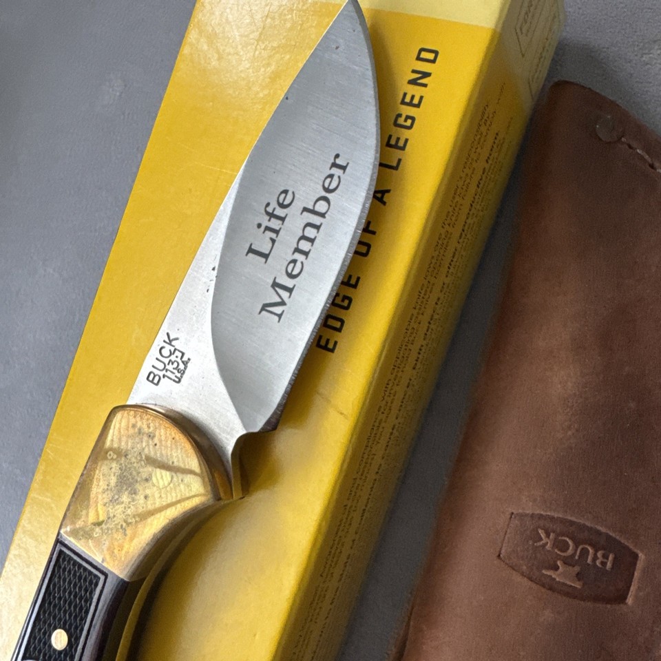 BUCK 113 SKINNER KNIFE NEVER USED IN BOX Buckmasters | eBay