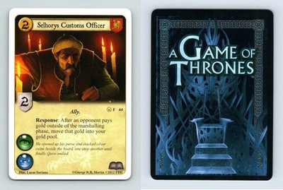 Selhory's Customs Officer #F 44 A Game Of Thrones Chasing Dragons 2012 ...