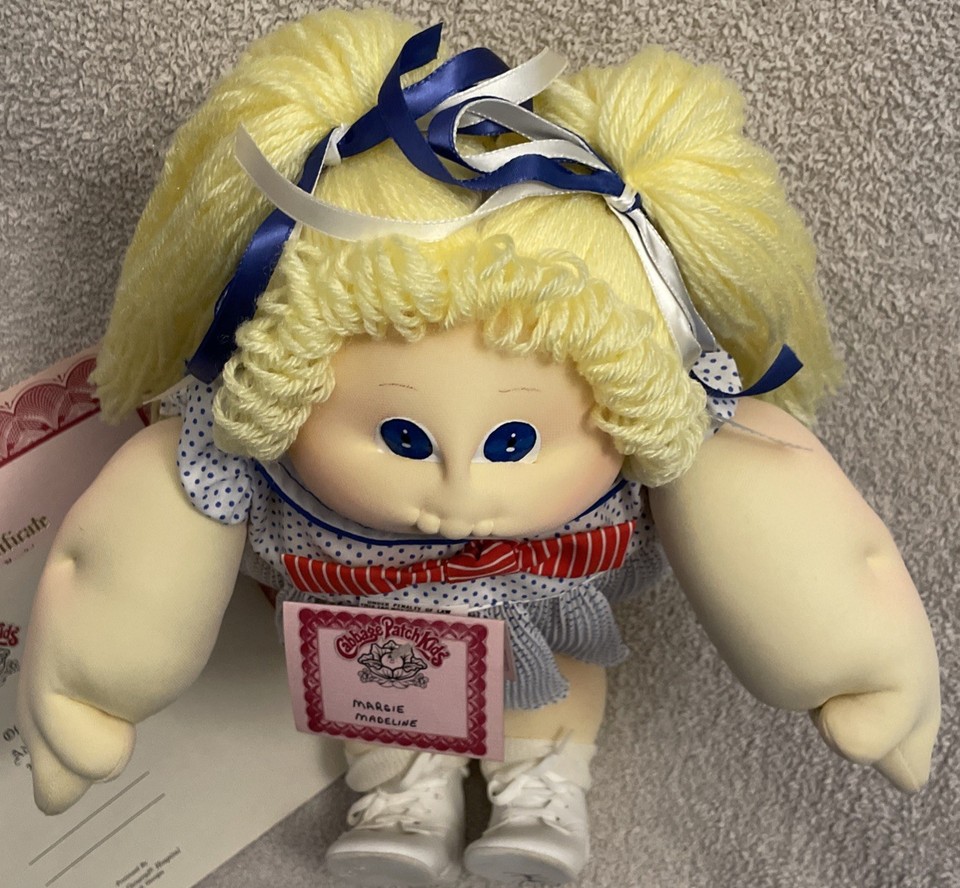Cabbage Patch Kids Doll Soft Sculpture Little People Xavier Roberts ...