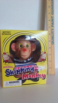Original Skipping Monkey Toy 2003 Westminster Battery Operated w/box | eBay