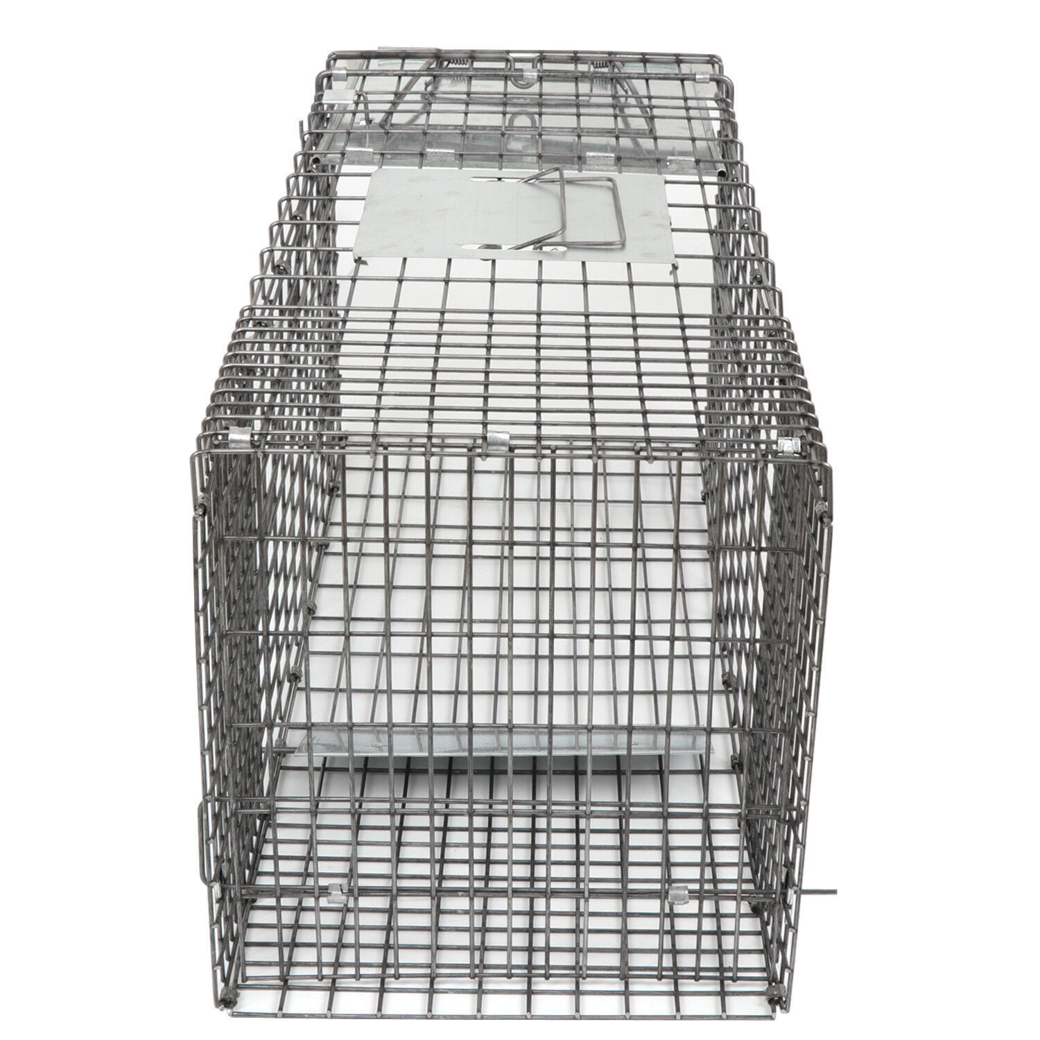 Large Animal Trap Spring Loaded 32x12x13" Easy to Bait & Release Fram ...