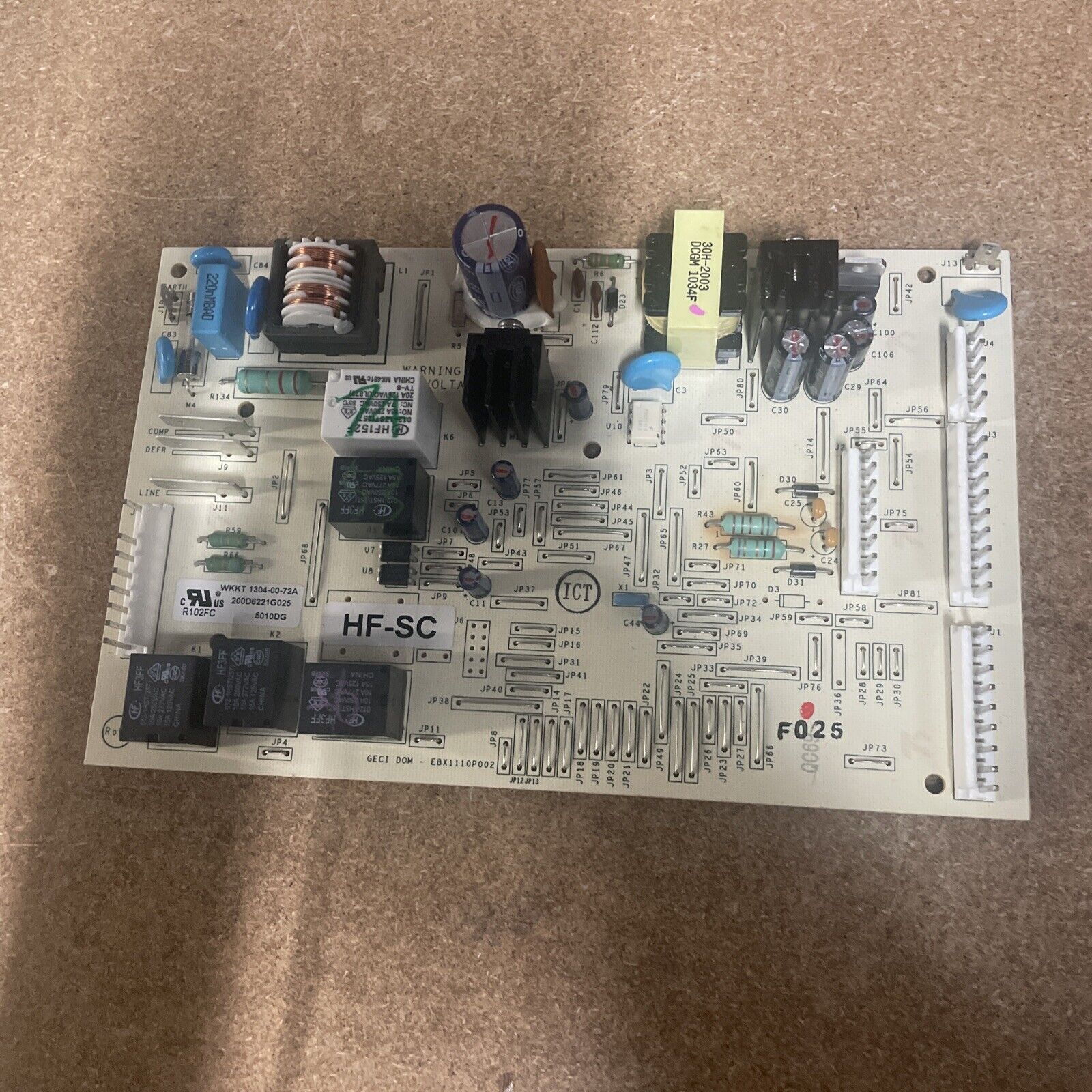 GE Refrigerator Main Control Board (200D6221G025) for sale online | eBay