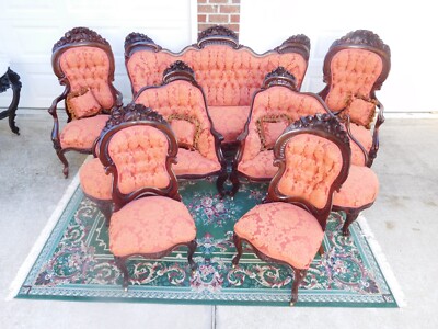 1800-1899 - Antique Victorian Parlor Set